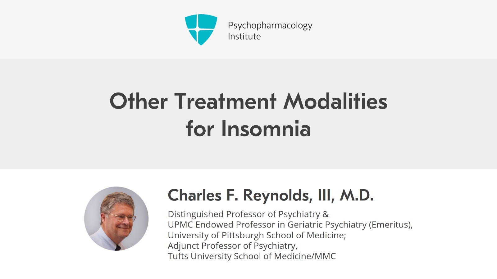 Other Treatment Modalities for Insomnia | Psychopharmacology Institute